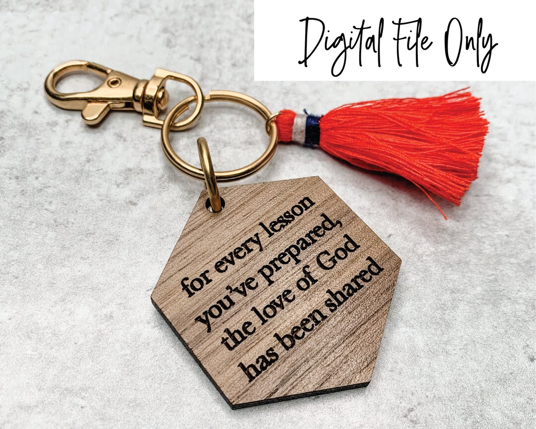 Love of God Keychain Digital File Religious Keychain - Etsy