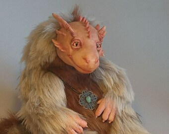 Realistic Dragon Art Doll Plush - Etsy