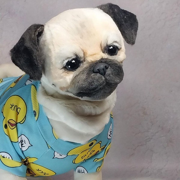 Pug Stuffed Animal - Etsy