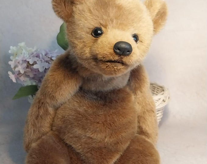 Realistic Teddy Bear Toy OOAK Artificial Stuffed Animal Soft Sculpture ...
