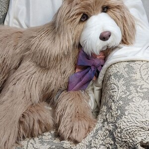 Realistic Labradoodle Dog Artificial Stuffed Animal Cute Baby Toy Soft ...