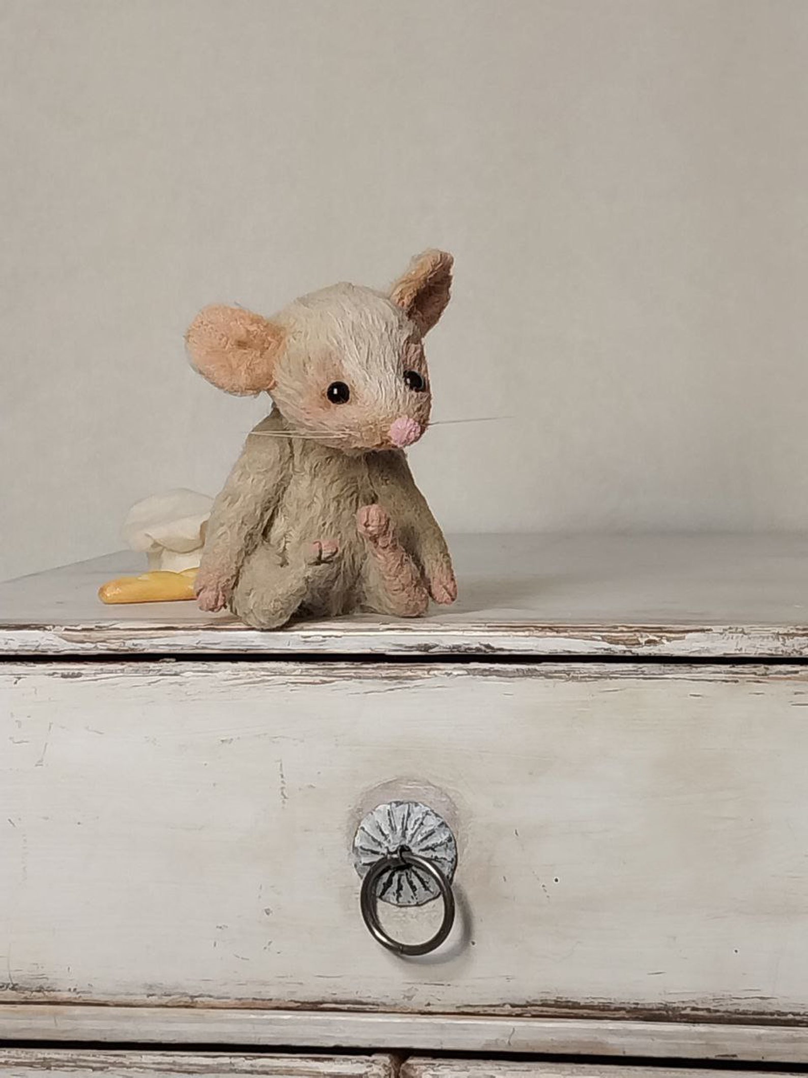 Miniature Mouse Realistic Toy OOAK Artificial Stuffed Animal Cute Baby ...