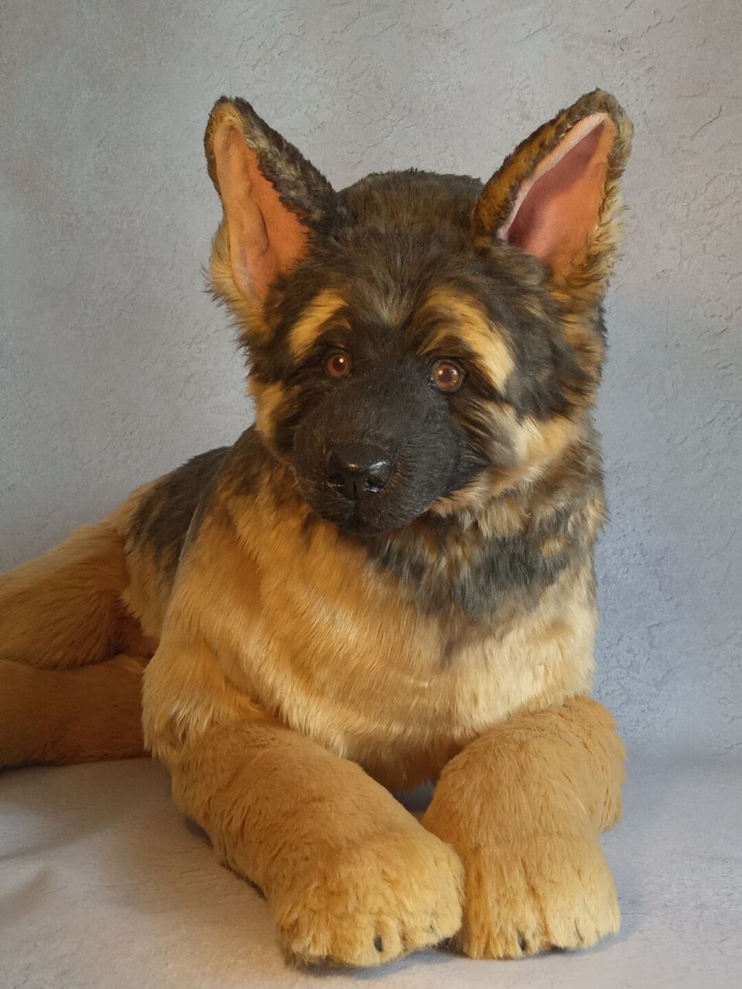 Realistic German Shepherd Dog Artificial Stuffed Animal Cute Baby Puppy ...