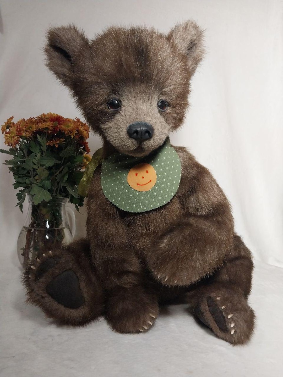 Teddy Bear Realistic Poseable Toy OOAK Artificial Stuffed Animal Soft ...