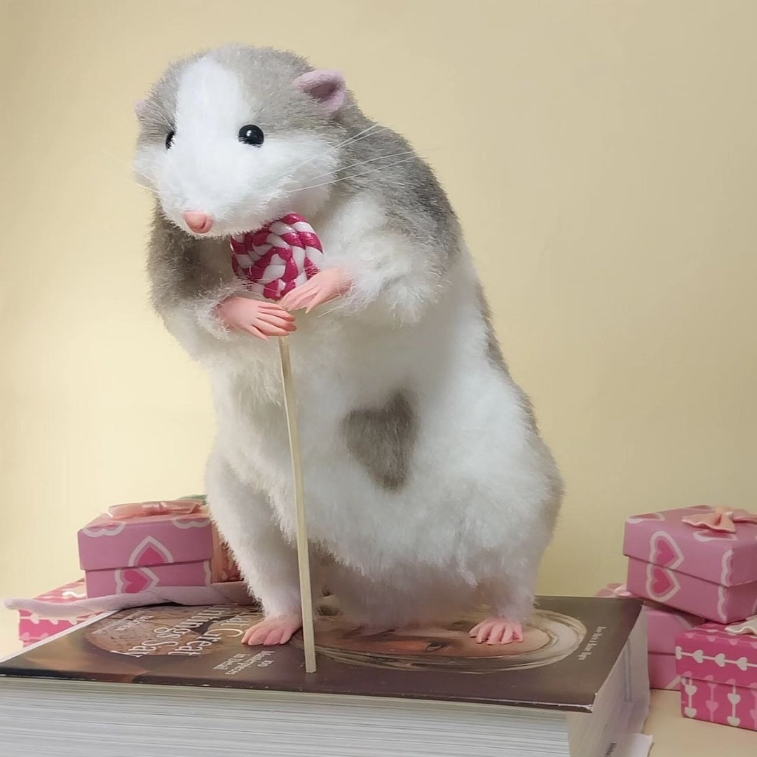 Miniature Rat Realistic Toy OOAK Artificial Stuffed Animal Mouse Toy ...