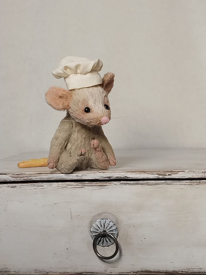 Miniature Mouse Realistic Toy OOAK Artificial Stuffed Animal Cute Baby ...