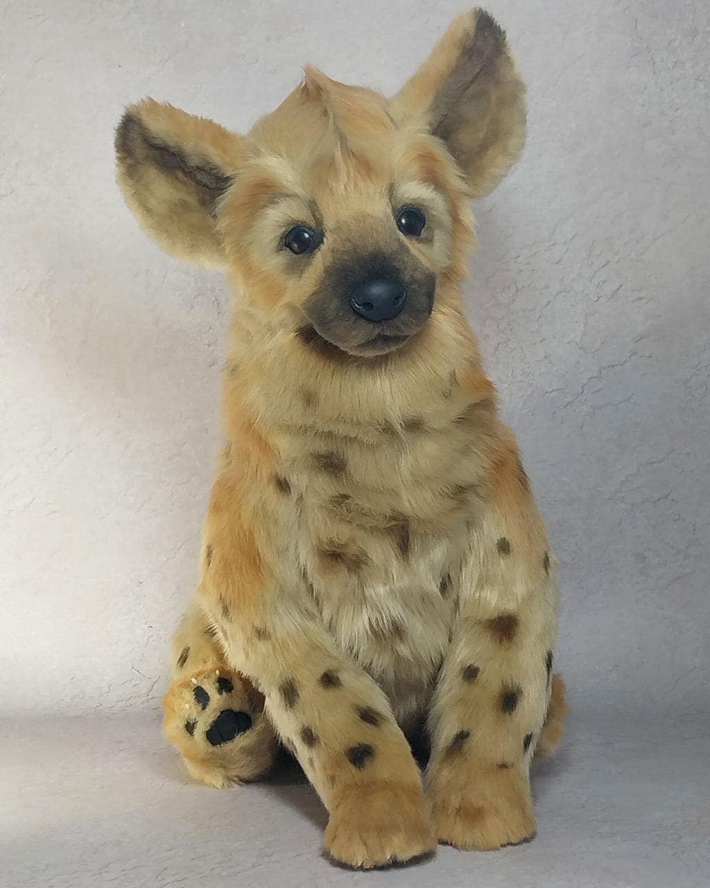 Hyena Cub Realistic Toy OOAK Artificial Stuffed Animal Cute Puppy Cub ...