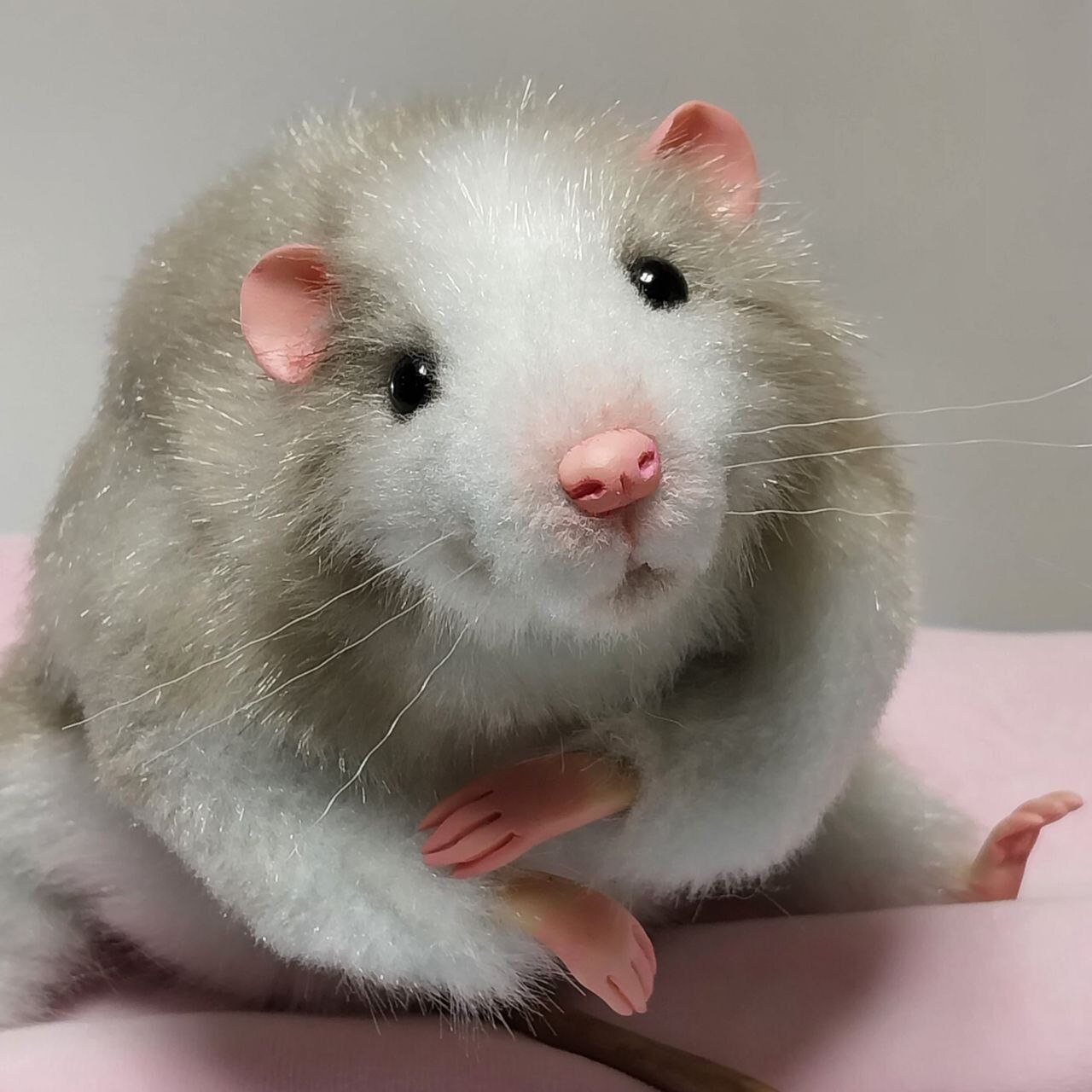 Realistic Miniature Rat Artificial Stuffed Animal Cute Baby Mouse Toy ...