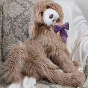 Labradoodle Dog Realistic Toy OOAK Artificial Stuffed Animal Cute Toy ...