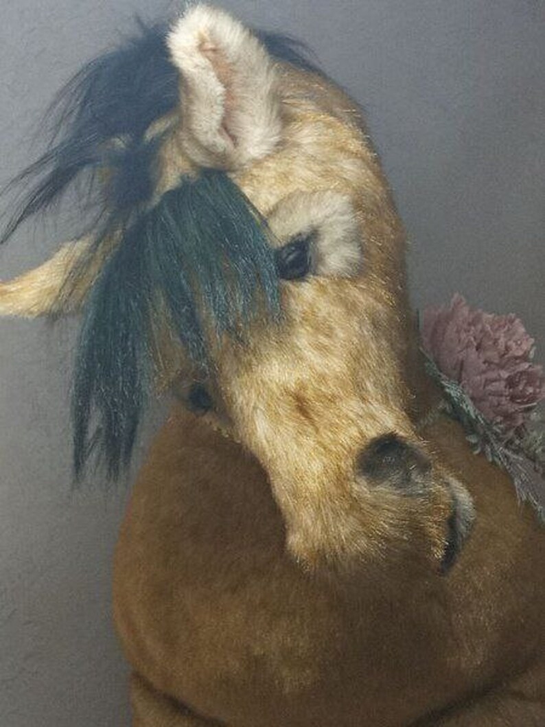 Realistic Horse Artificial Stuffed Animal Cute Pony Toy - Etsy