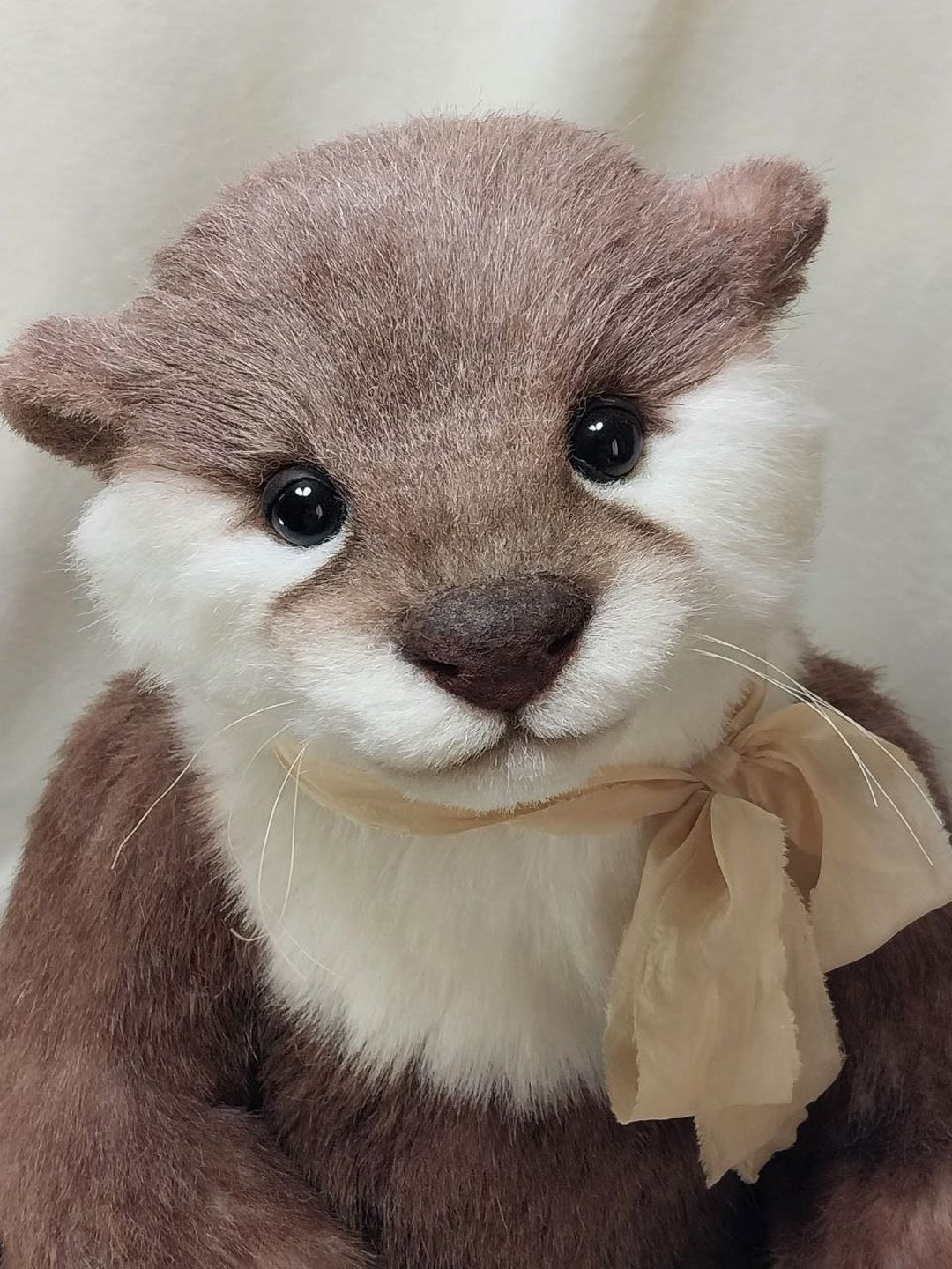 Realistic Otter Artificial Stuffed Animal, Cute Otter Baby Toy, Soft ...