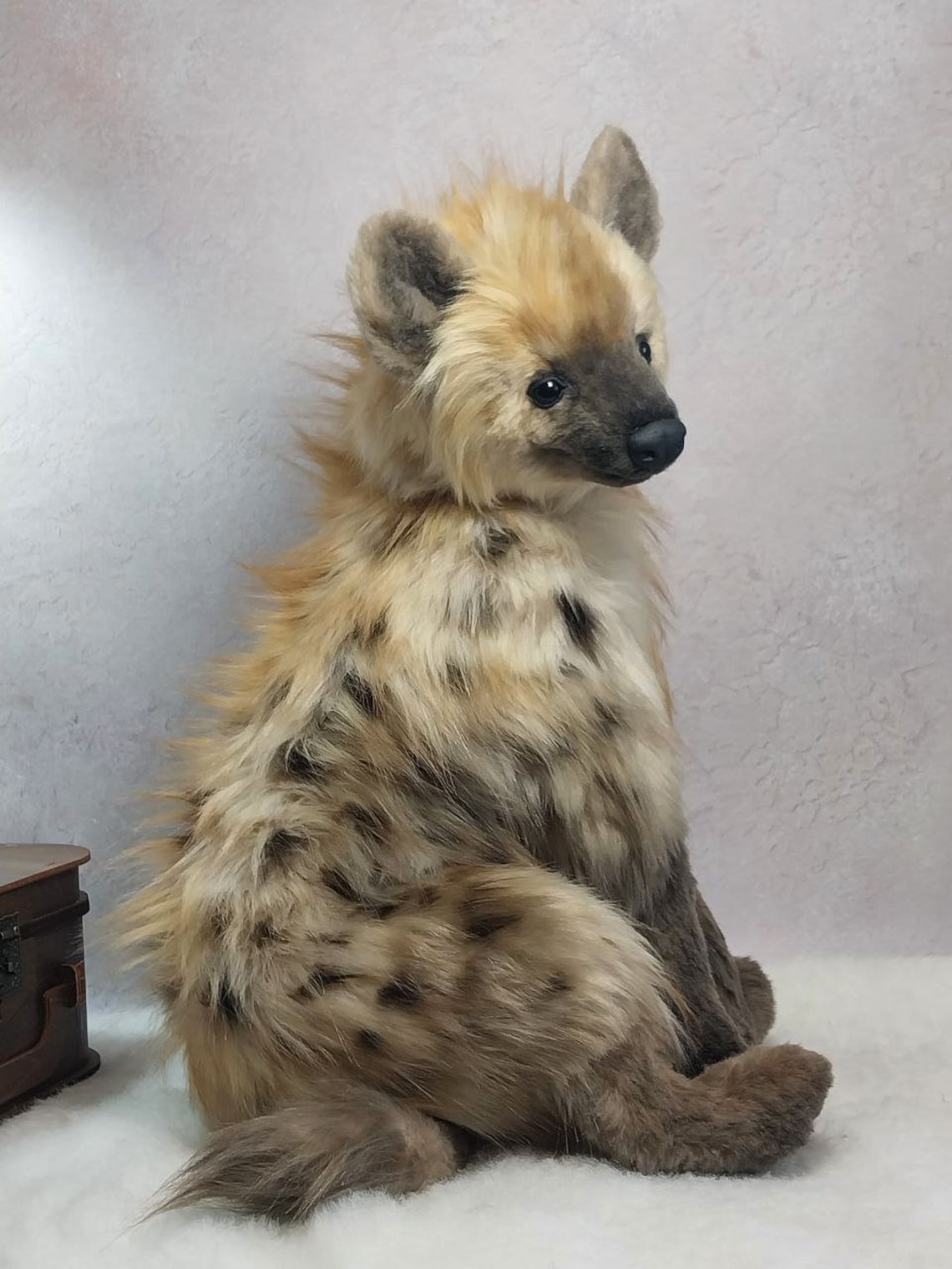 Realistic Hyena Stuffed Animal Cute Baby Hyena Cub Toy Soft - Etsy