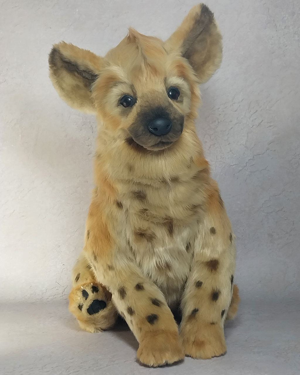 Realistic Hyena Artificial Stuffed Animal Cute Baby Hyena Cub Toy Soft ...