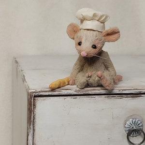 Miniature Mouse Realistic Toy OOAK Artificial Stuffed Animal Cute Baby ...