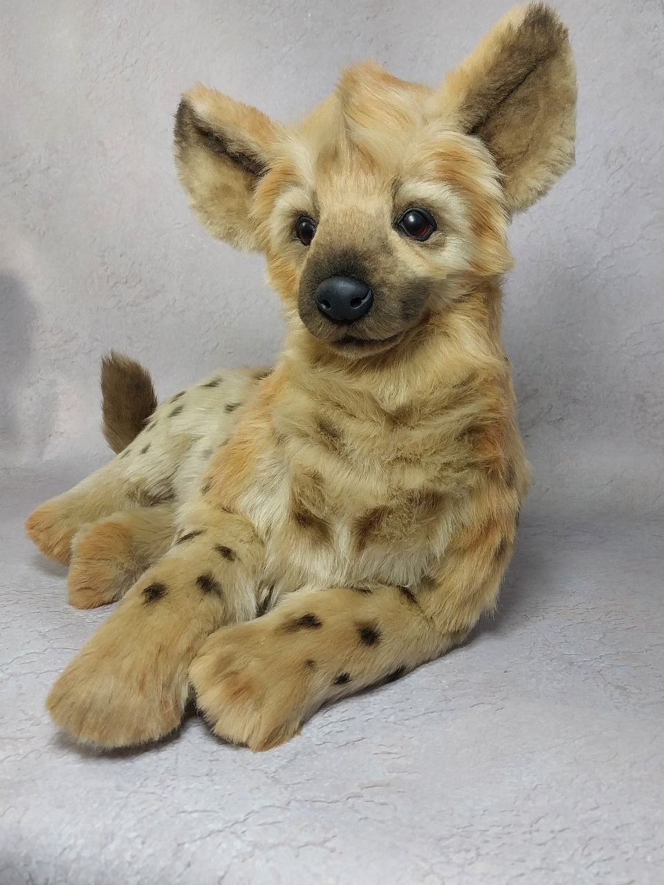 Hyena Cub Realistic Toy OOAK Artificial Stuffed Animal Cute Puppy Cub ...