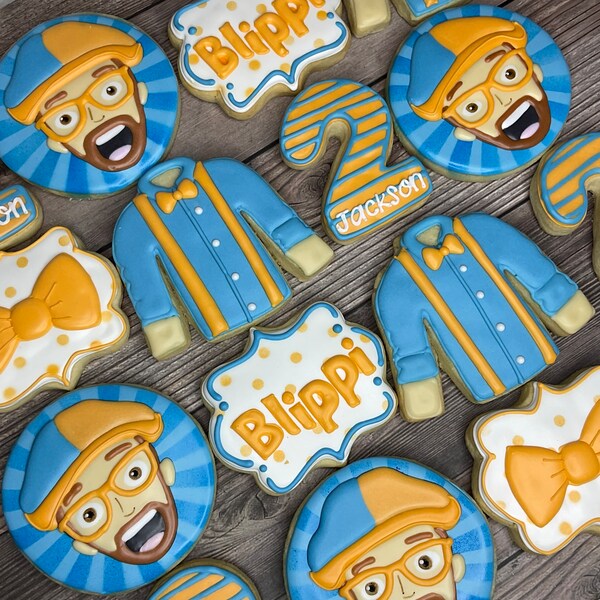 Blippi Cookies - Etsy
