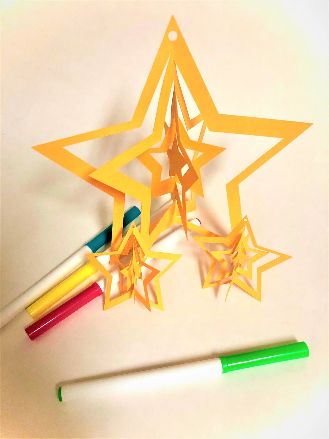 Star Decoration Wind Spinner SVG - a Windspinner Download Cut File for ...