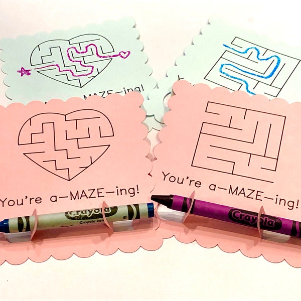 Maze Valentine - Etsy