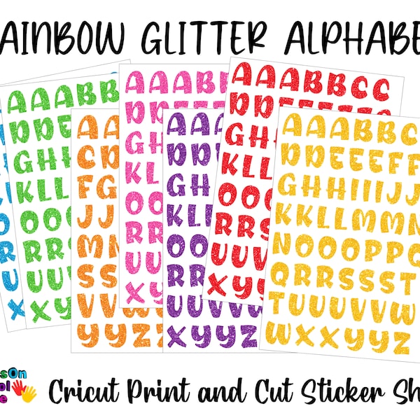 Letter Stickers - Etsy