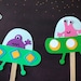 Space Aliens SVG and PDF Popsicle Stick Puppet Download- a Downloadable ...