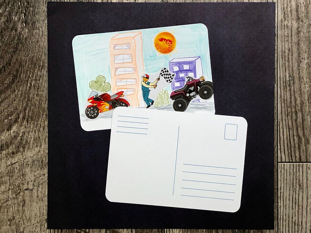 Blank Postcard Cut File- a Download for a Useable Postcard for Cricut ...