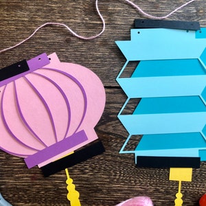 Chinese Lantern - Plain - SVG and PDF, Simple Lantern Cut File and ...