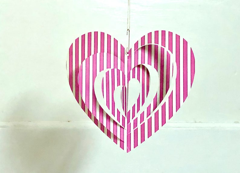 Heart Wind Spinner Cut File A Love Themed Decoration for Your - Etsy