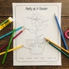 Parts of a Flower Coloring and Labeling Printable a Homeschool or ...
