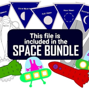 Math Rockets Addition SVG and PDF- Rocket Math Cut File and Printable ...
