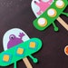 Space Aliens SVG and PDF Popsicle Stick Puppet Download- a Downloadable ...