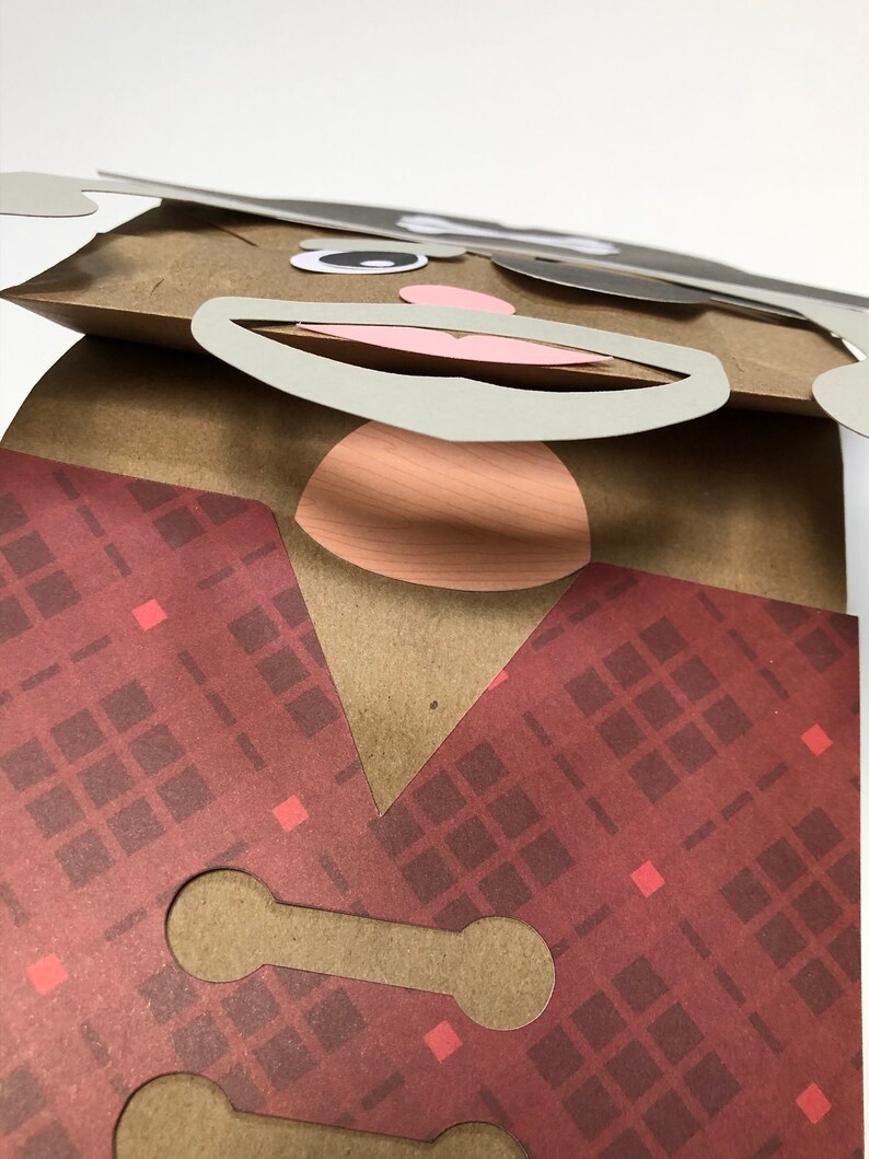 Pirate Paper Bag Puppet Cut File and Download an SVG for - Etsy
