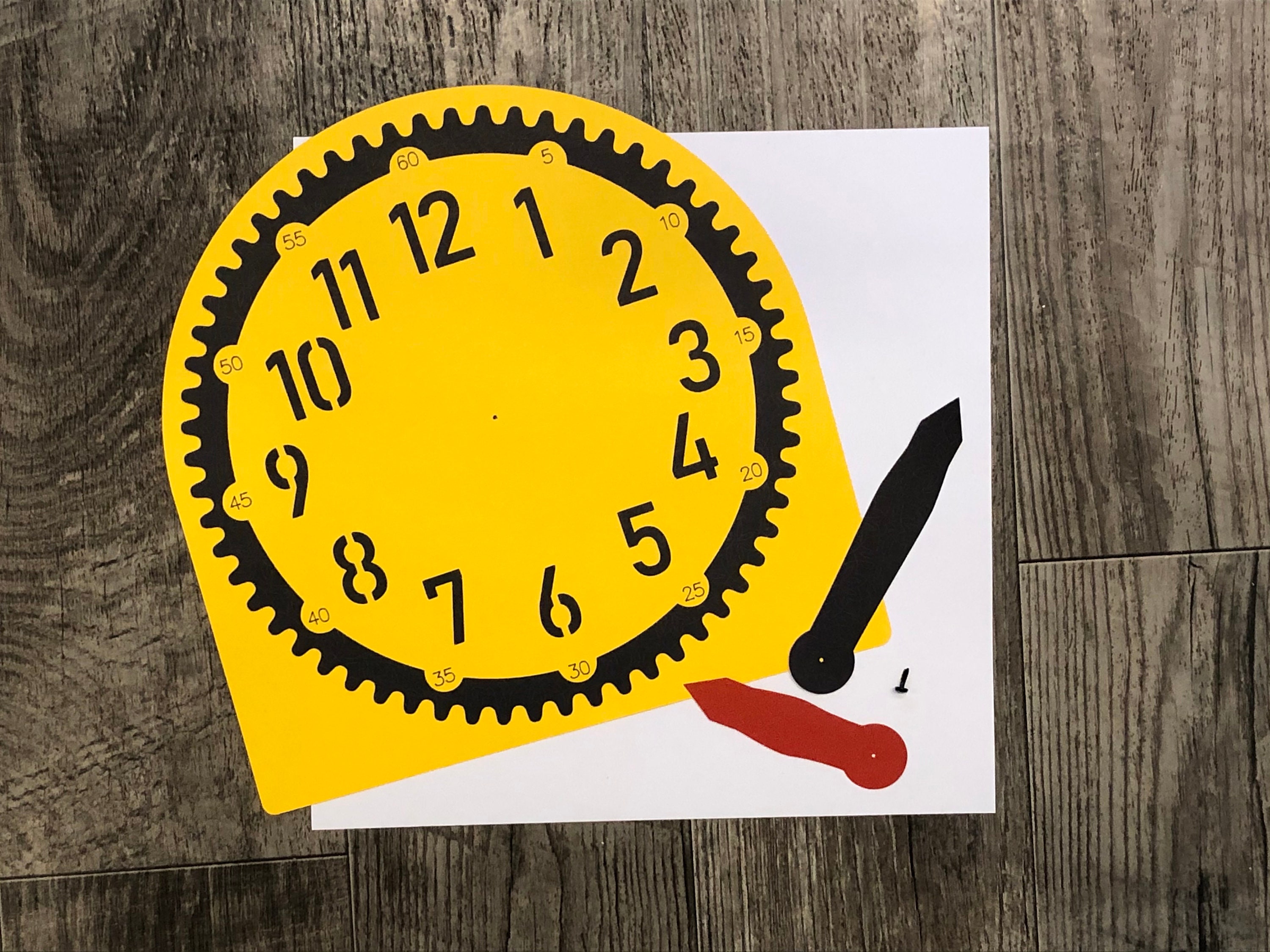 Kids Clock SVG a Along Learning Clock for Cricut Judy Clock | Etsy