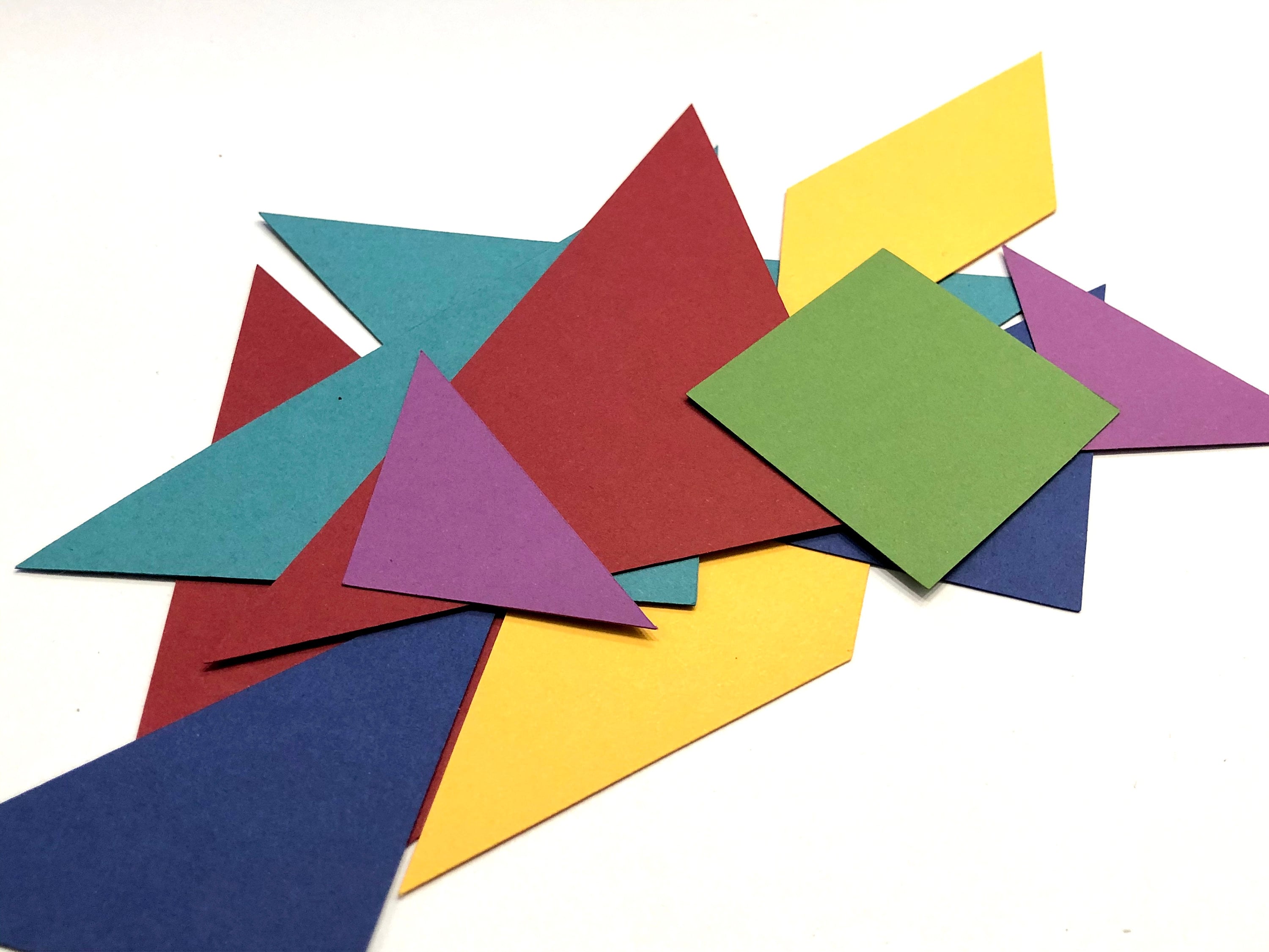 Tangram Puzzle Cut File a Cut Download for Homeschool and - Etsy