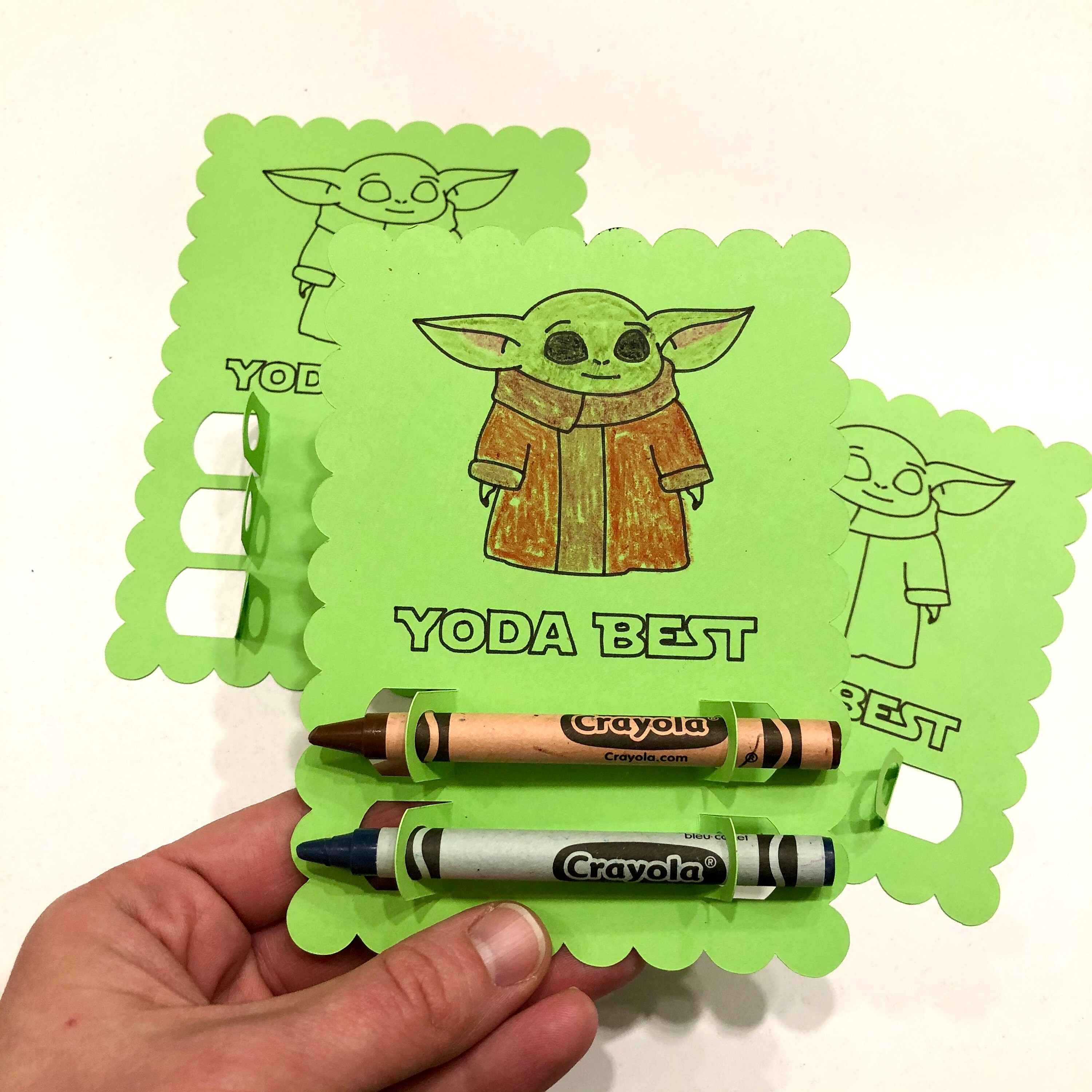 Valentines Baby Alien Crayon Card SVG for Cricut Silhouette - Etsy