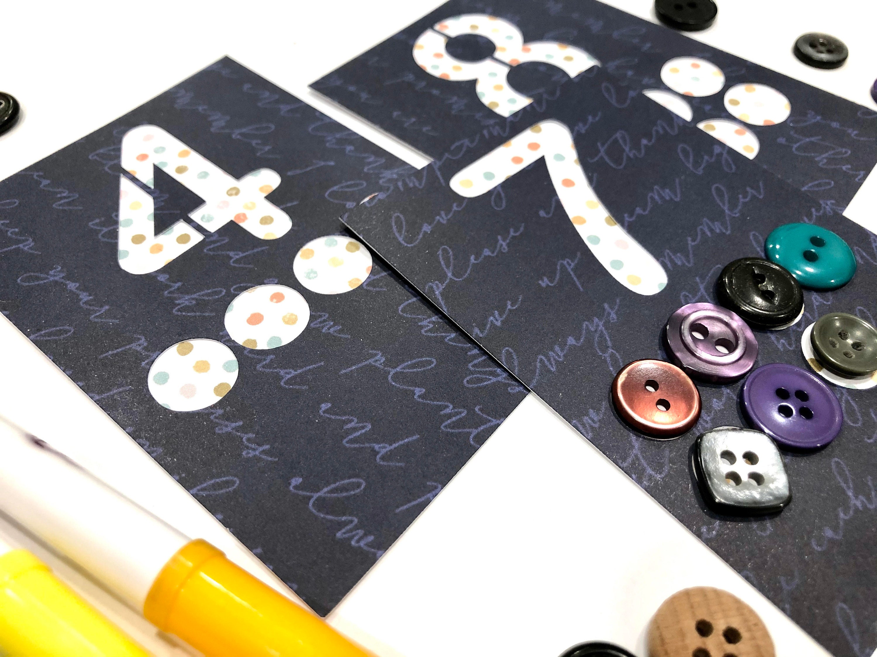 Counting Cards Svg Math Svg a Cricut Cut File Kids Activity - Etsy Canada