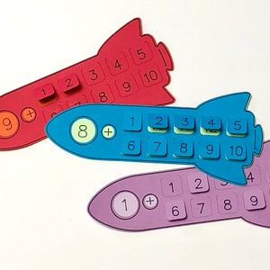 Math Rockets Addition SVG and PDF- Rocket Math Cut File and Printable ...