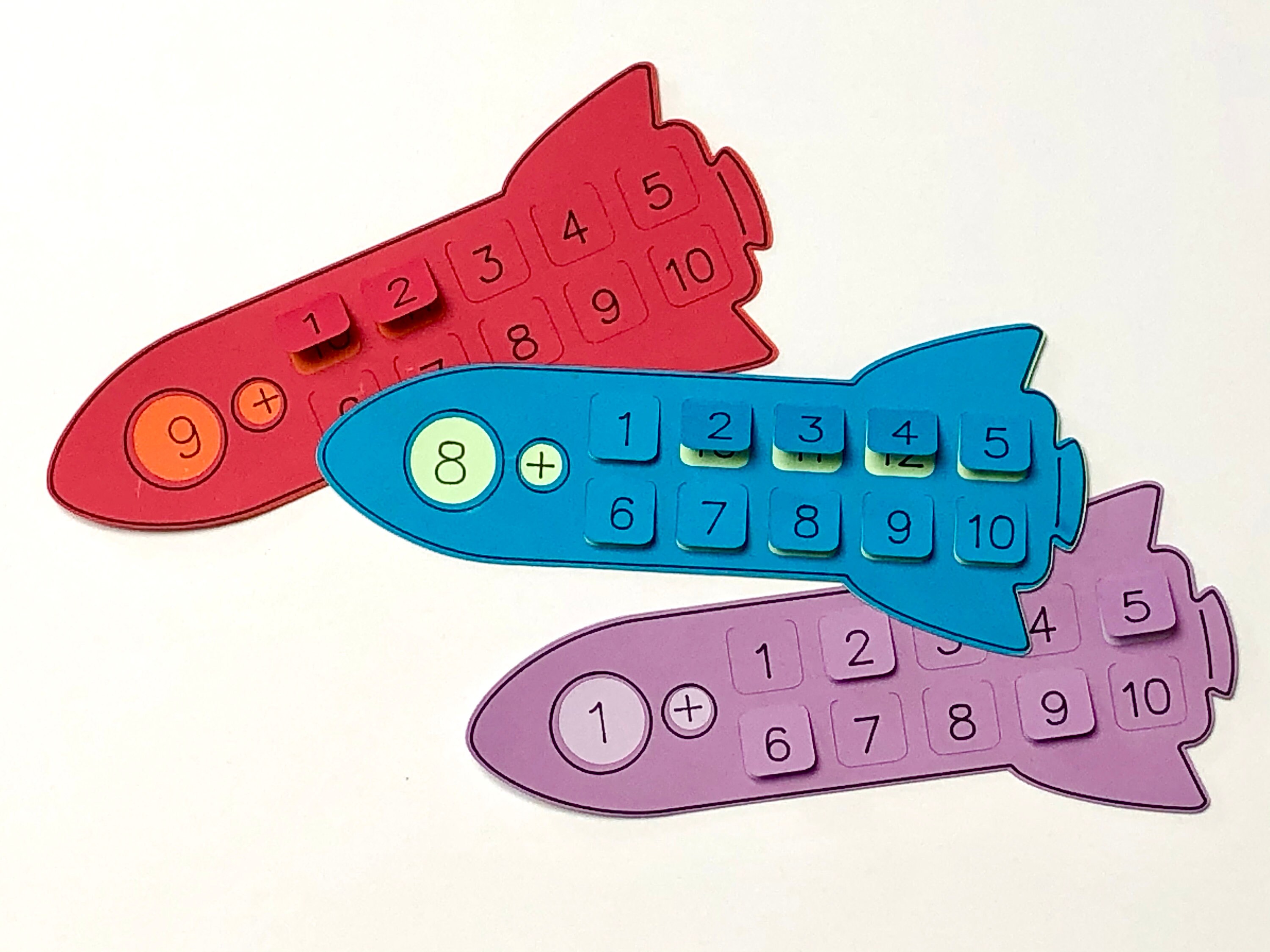 Math Rockets Addition SVG and PDF Rocket Math Cut File and | Etsy