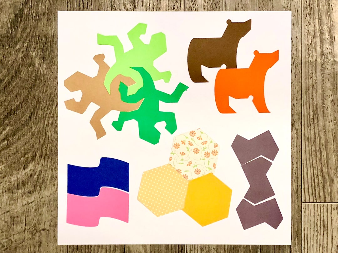Tessellations Puzzle SVG Cut File and Printable- a Cut File Download ...