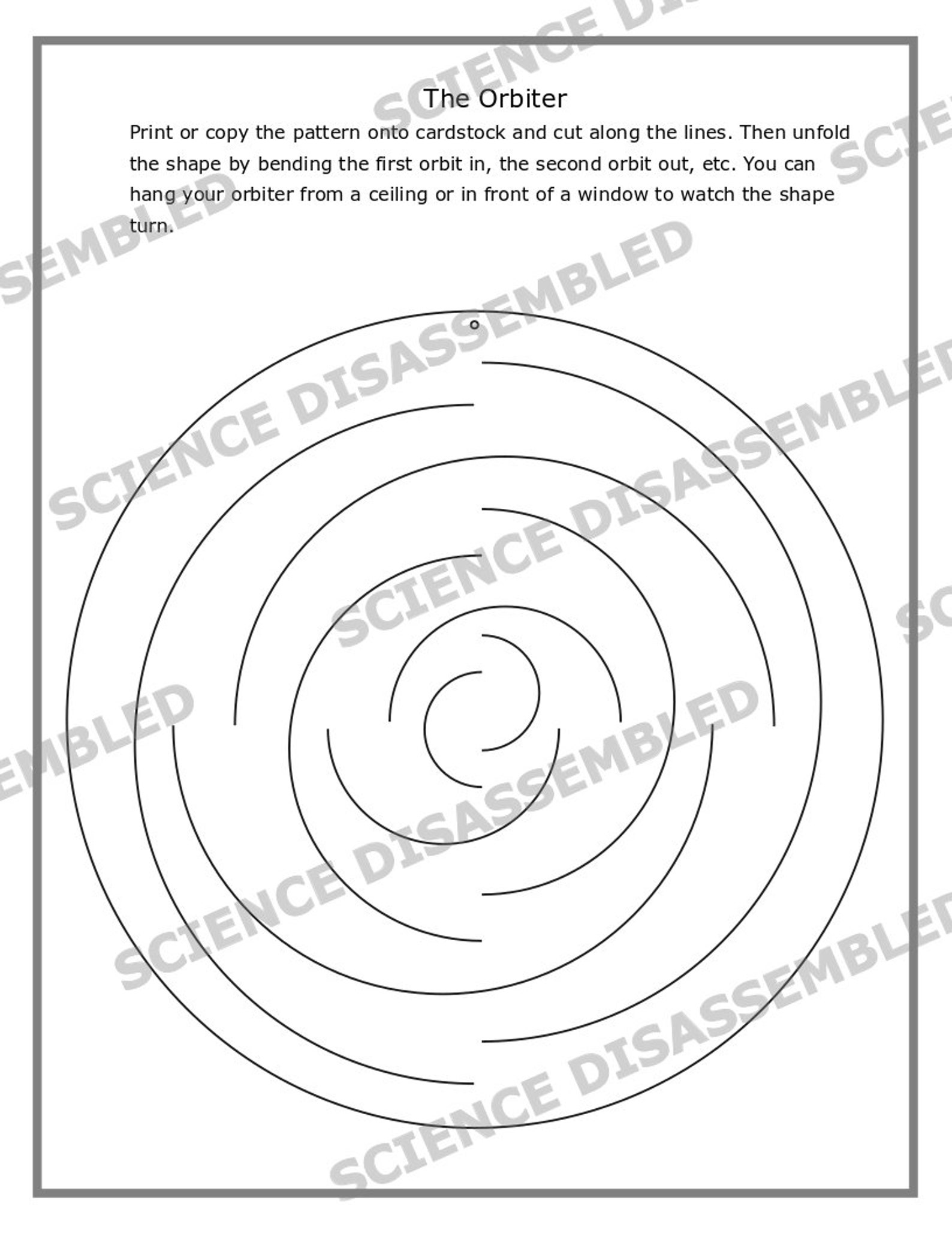 The Orbiter- Science Cut File Download (SVG, PDF, PNG) Homeschool ...