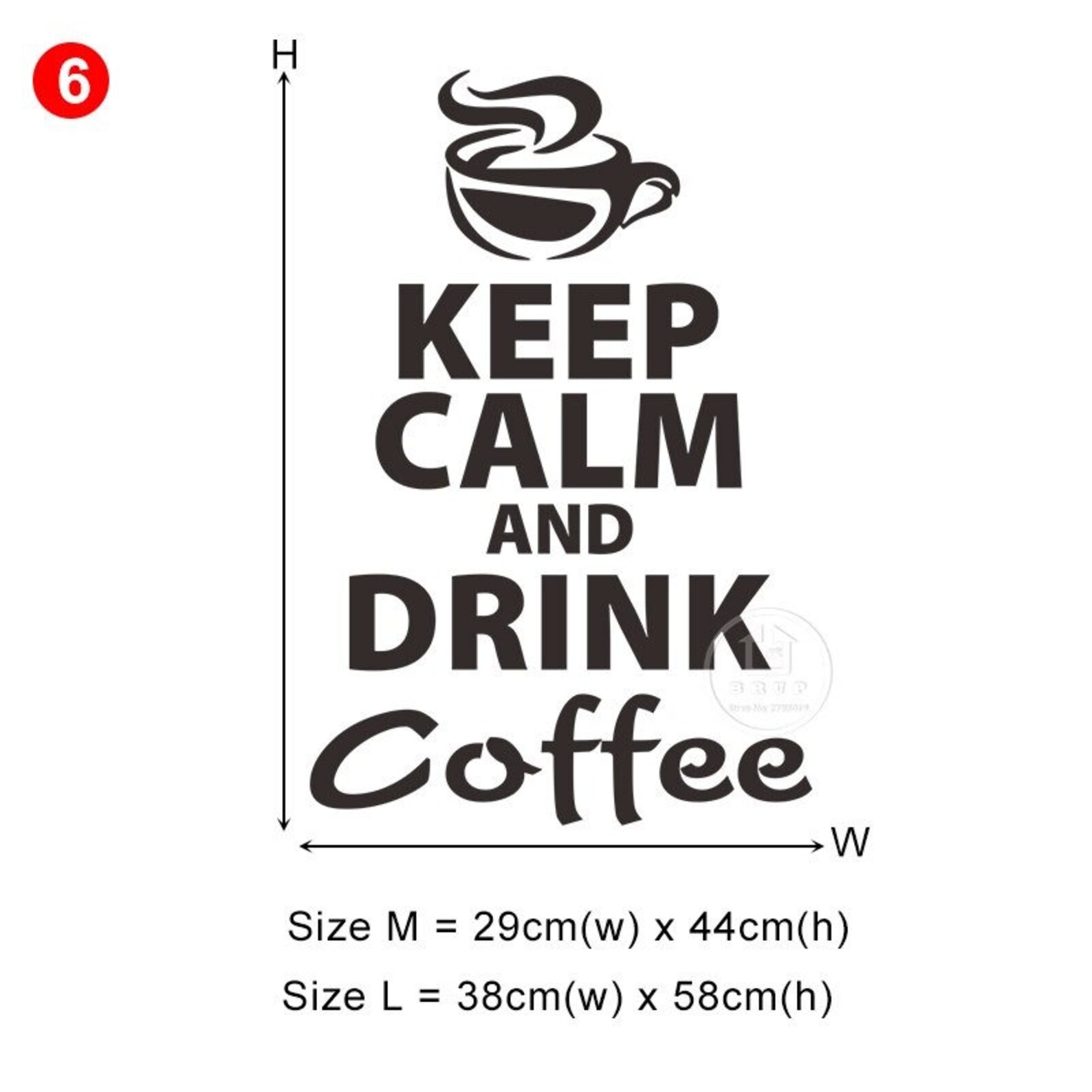 Coffee Wall Sticker Coffee Wall Decal Kitchen Decal Meal - Etsy