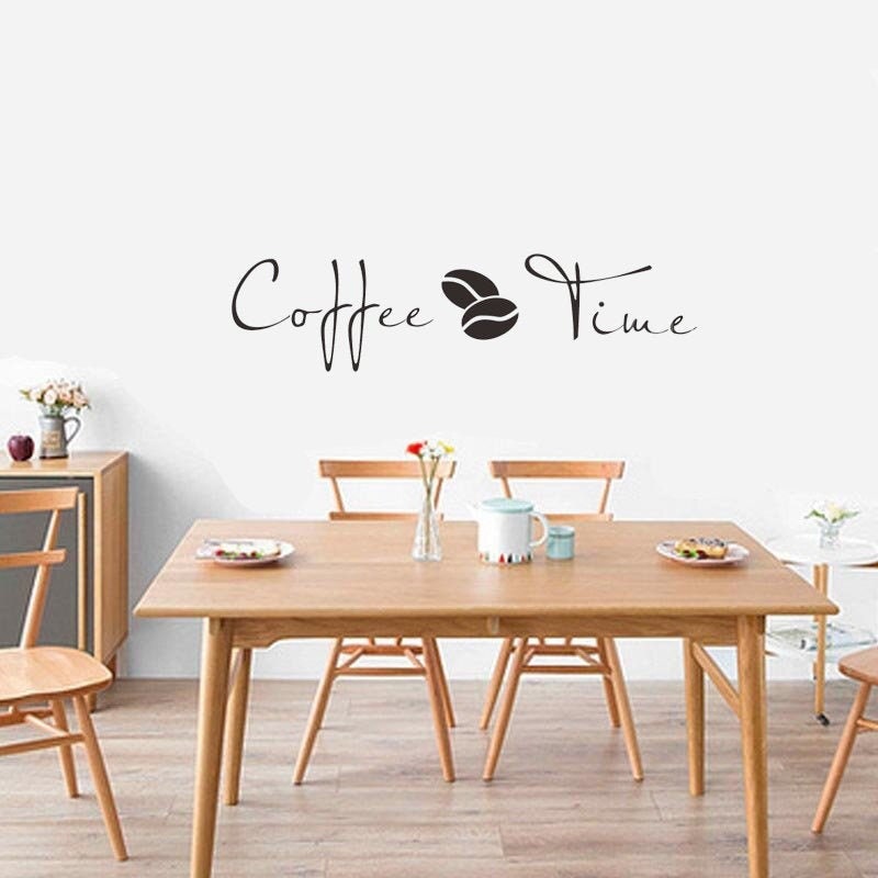 Coffee Wall Sticker Coffee wall decal kitchen decal meal | Etsy