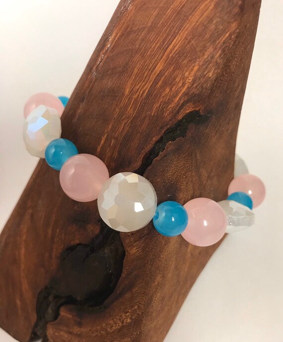 Transgender Bracelet LGBTQ Gay Jewelry Pride Flag Bracelet | Etsy