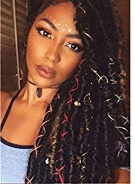 STRETCHY METALLIC CORD String Rope Braiding Hair Accessories | Etsy