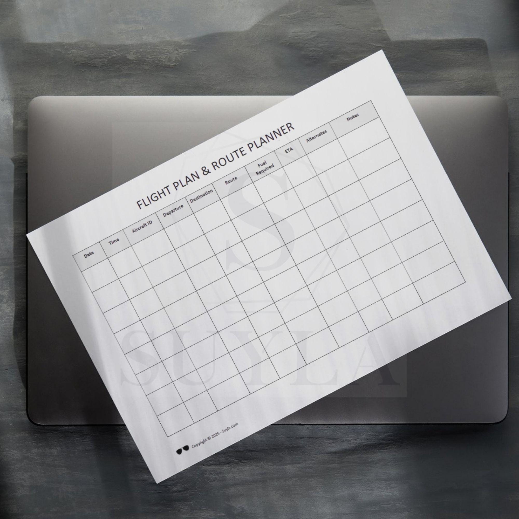 PRINTABLE PDF Pilot Logbook, Aviation Forms Bundle: Pilot Training and ...