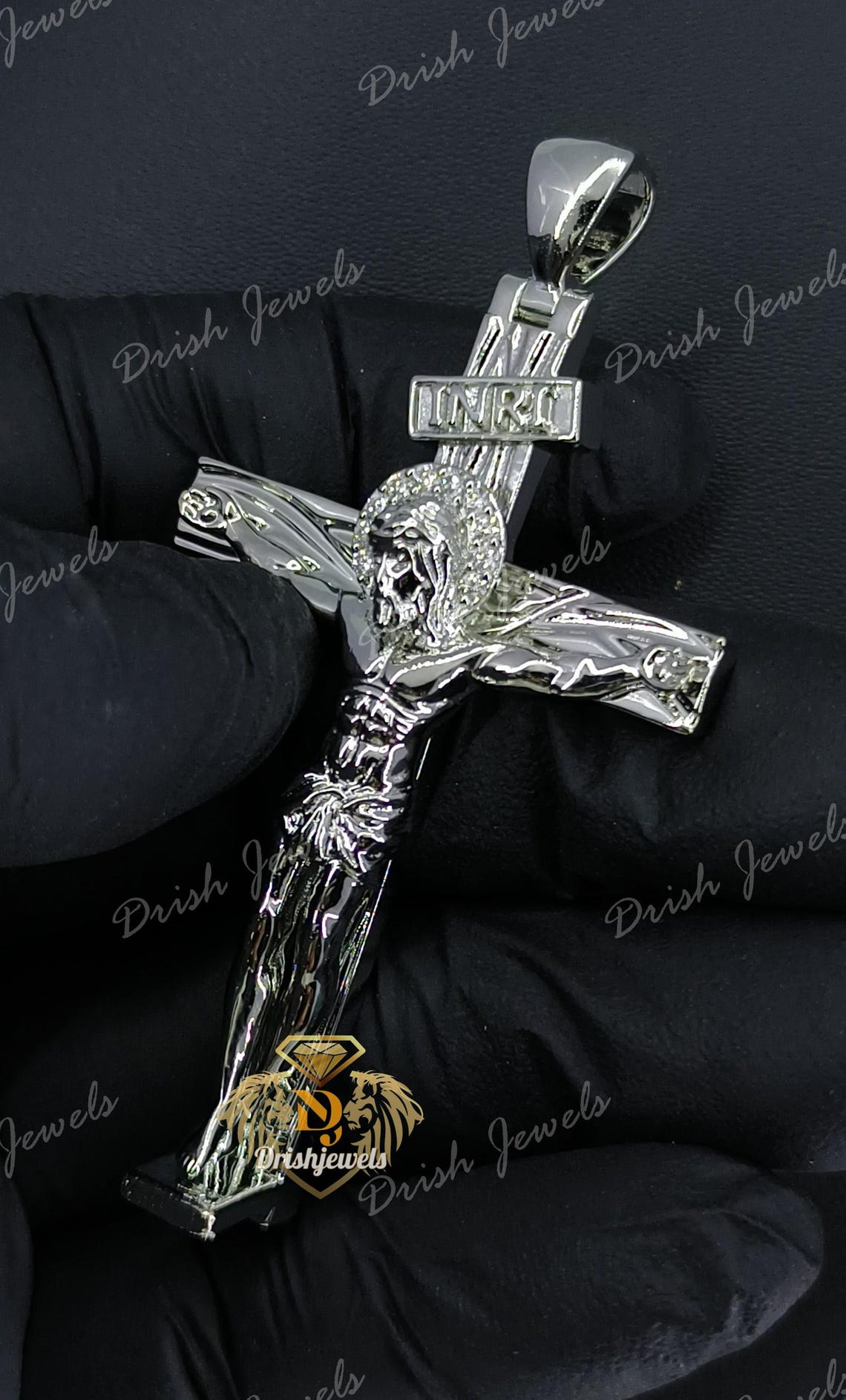Jesus Christ the Redeemer Cross INRI Crucifix Pendant, Test Passer ...