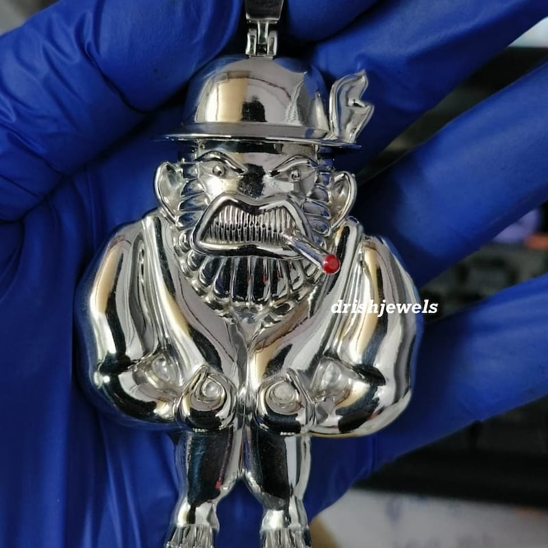 Old Silver Pendant - Etsy