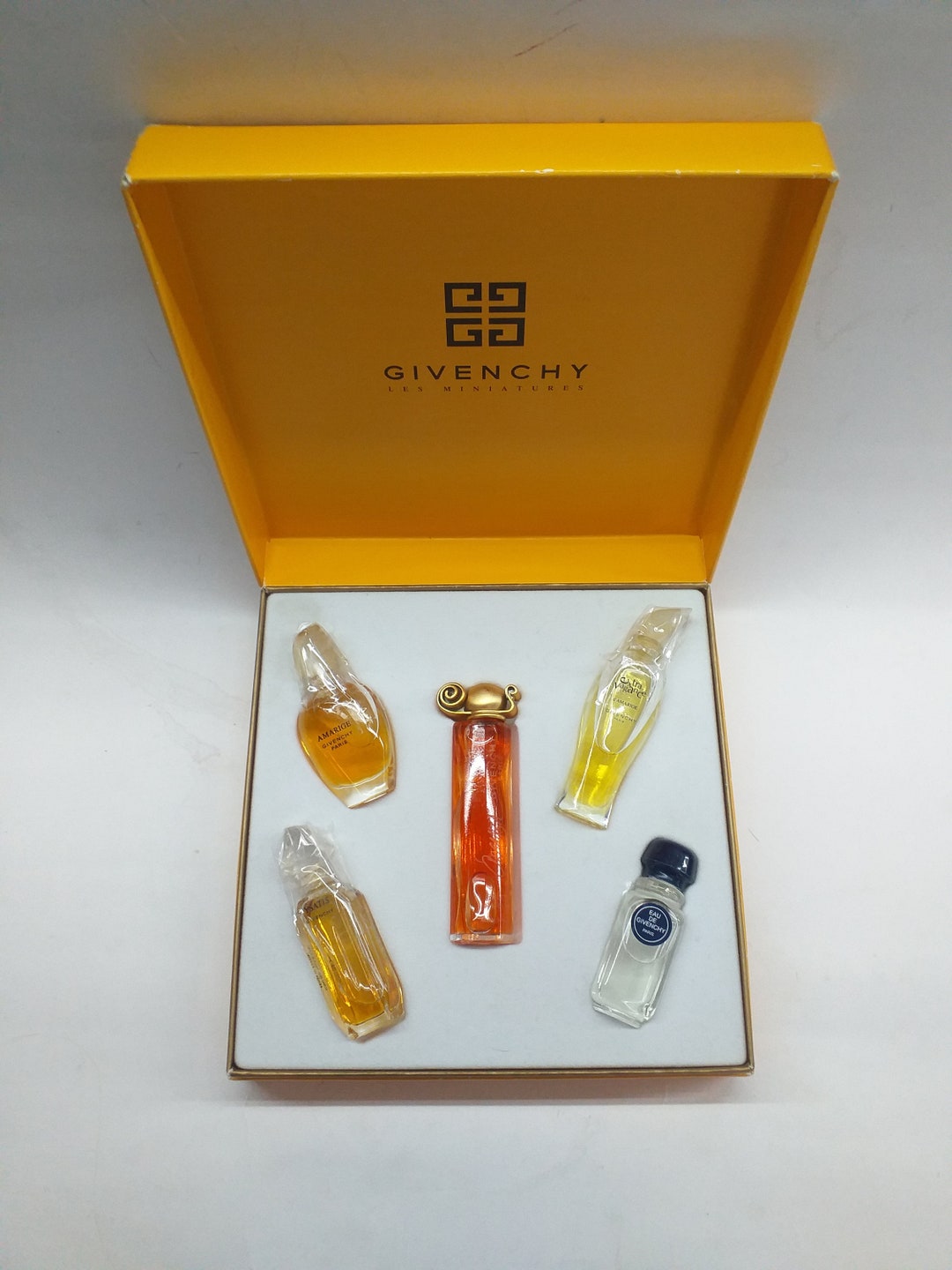 Coffret Givenchy 5 Perfums Miniature, France, Donna, Vintage 90 ...