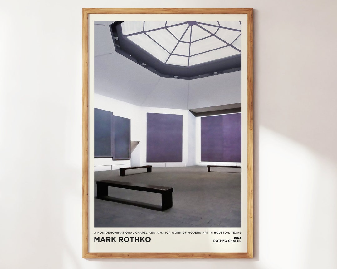 Mark Rothko Print Mark Rothko Chapel Texas Print Abstract - Etsy
