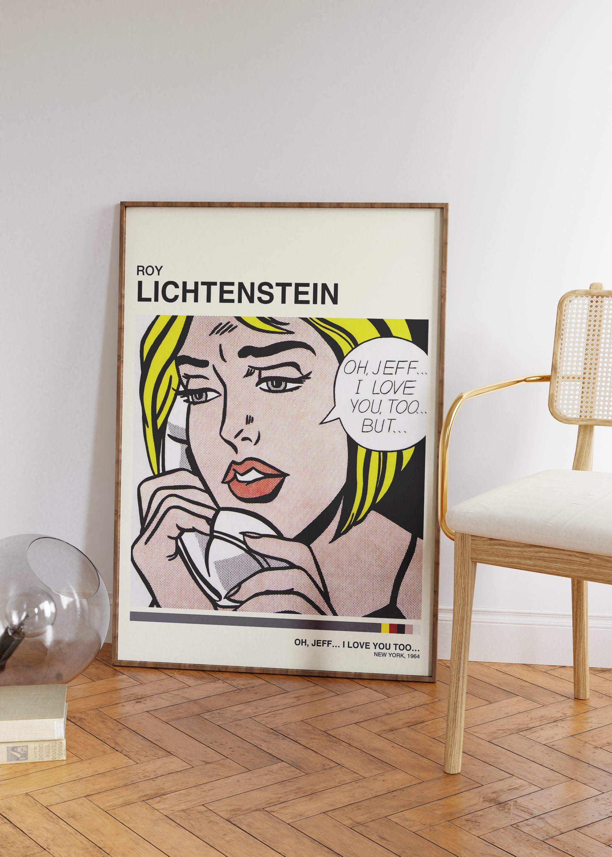 Roy Lichtenstein Oh Jeff I Love You Too But