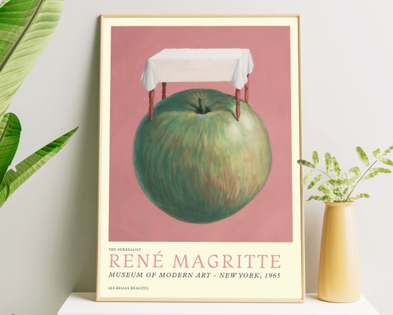 Rene Magritte Apple